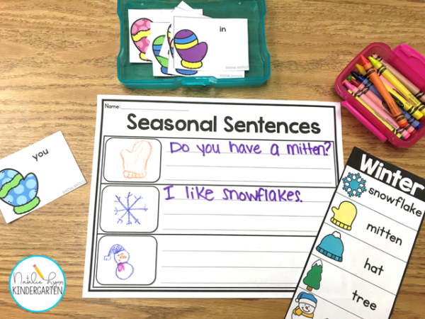 December Sight Word Centers - Natalie Lynn Kindergarten