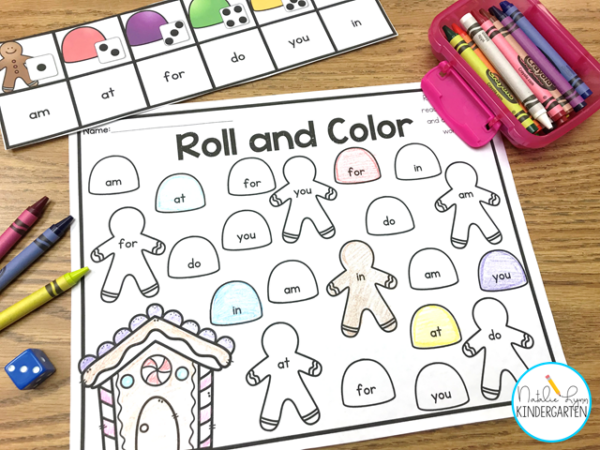 December Sight Word Centers - Natalie Lynn Kindergarten