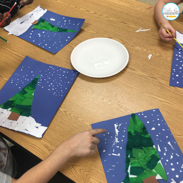 The Easiest Winter Trees Craft for Kids - Natalie Lynn Kindergarten