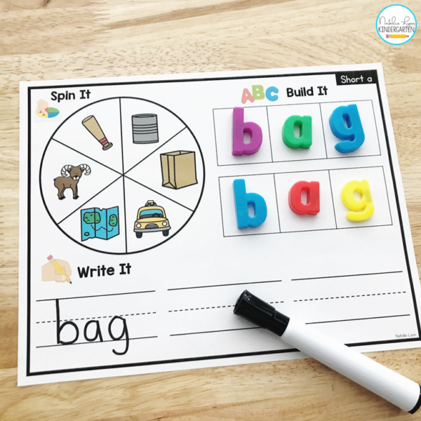 The Best CVC Word Activities for Kindergarten {Freebies Included ...
