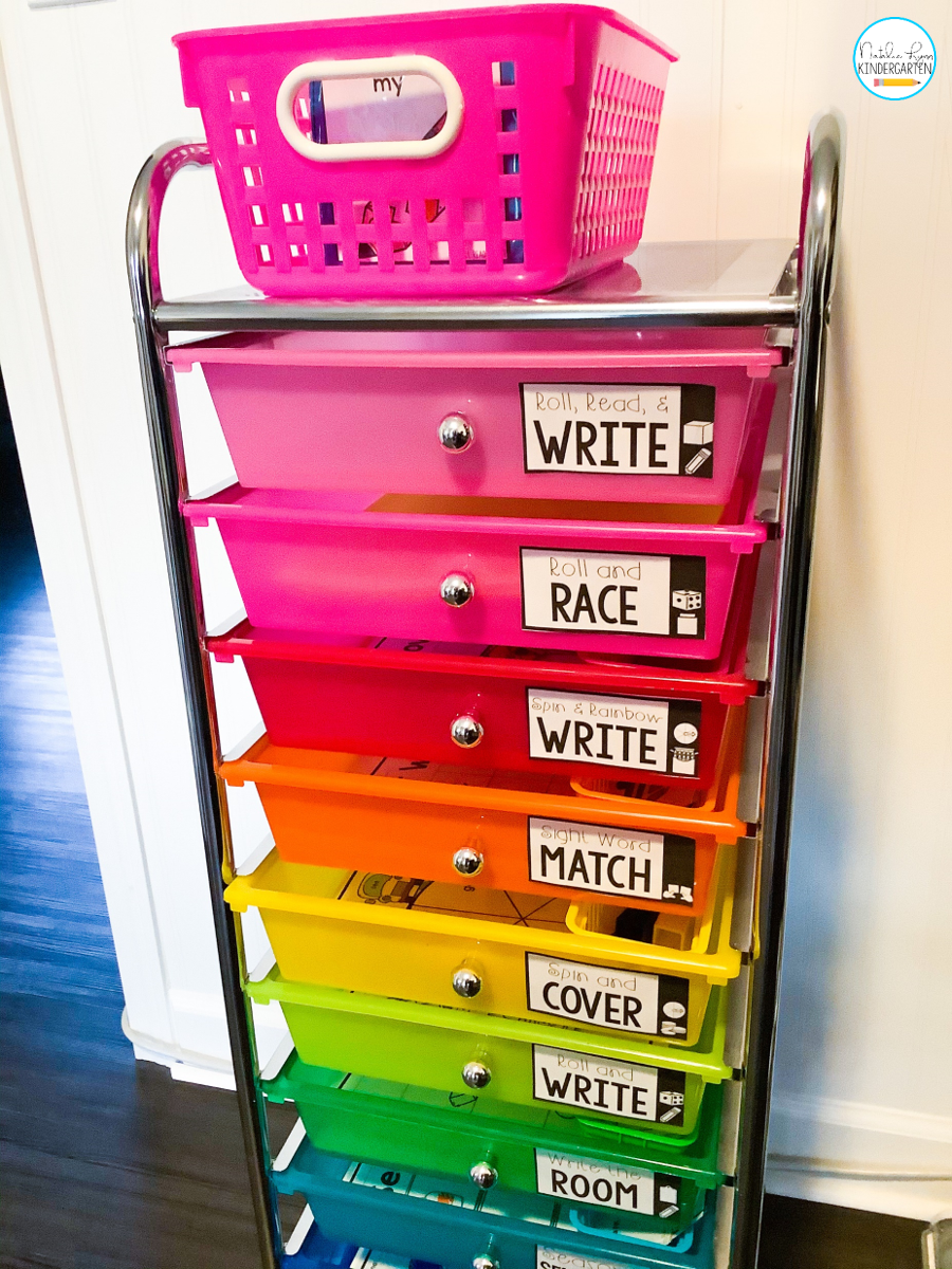 How To Organize Your Sight Word Center in Kindergarten