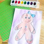 Gingerbread Directed Drawing Art Activity - Natalie Lynn Kindergarten