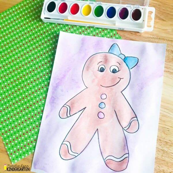 Gingerbread Directed Drawing Art Activity - Natalie Lynn Kindergarten