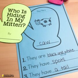 The Mitten Activities for Pre-K, Kindergarten, and 1st Grade