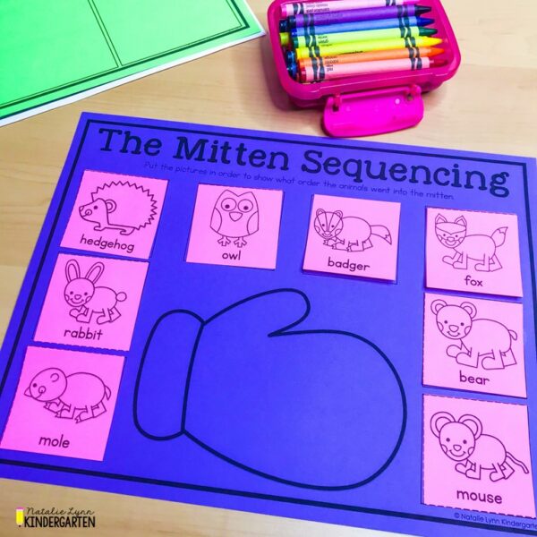 The Mitten Activities for Pre-K, Kindergarten, and 1st Grade