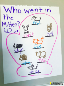 The Mitten Activities for Pre-K, Kindergarten, and 1st Grade