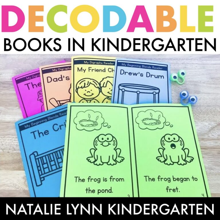 Why You Need To Be Using Decodable Books in K-1