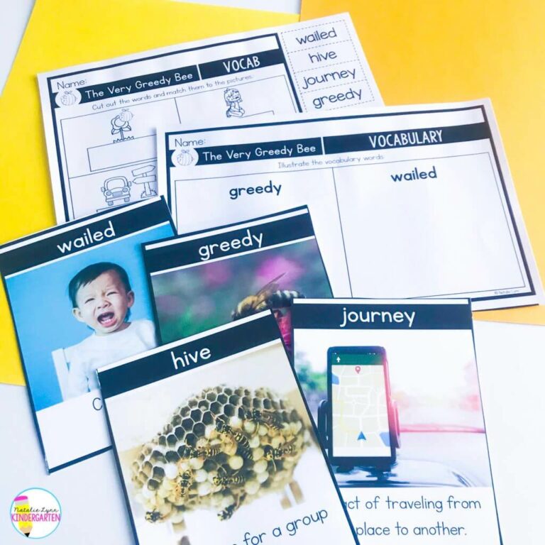 Free Bee Activities for Kindergarten and 1st Grade