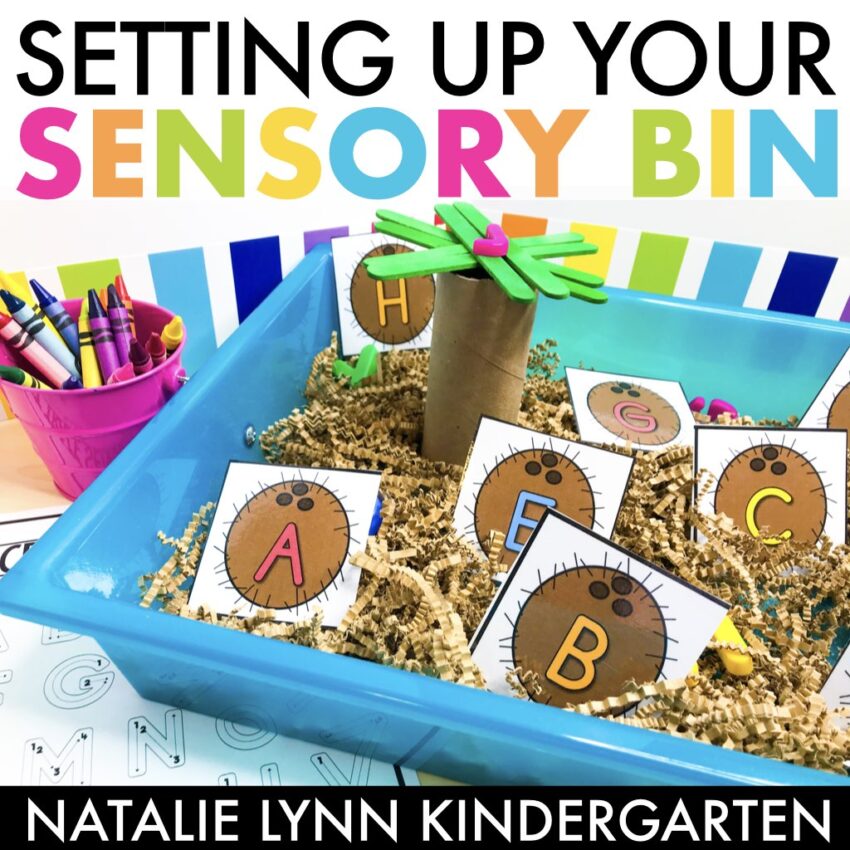 How To Use Sensory Bins in Kindergarten - Natalie Lynn Kindergarten