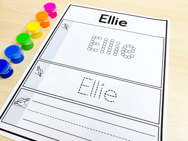 Fun and Easy Name Practice Activities [FREEBIES INCLUDED]