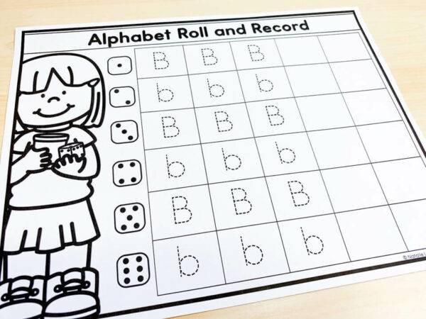 6 Fun and Free No Prep Alphabet Centers