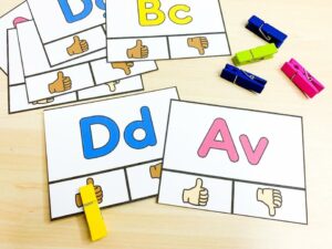 6 Fun and Free No Prep Alphabet Centers