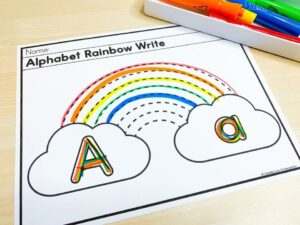 6 Fun and Free No Prep Alphabet Centers