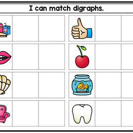 Magnetic Letters Digraphs Literacy Center - Natalie Lynn Kindergarten