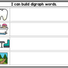 Magnetic Letters Digraphs Literacy Center - Natalie Lynn Kindergarten