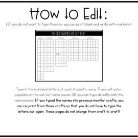 Sun Name Craft - Natalie Lynn Kindergarten