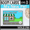 Guided Reading Boom Cards for Kindergarten Guided Reading Level D ...