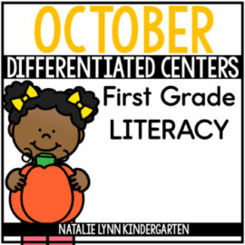 October Literacy Centers for 1st Grade | Differentiated Centers ...