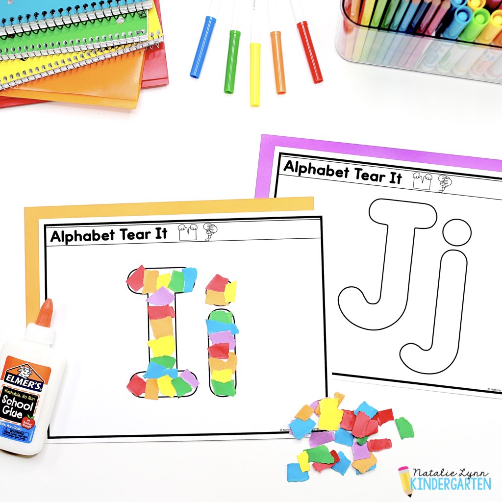 6 Fun and Free No Prep Alphabet Centers