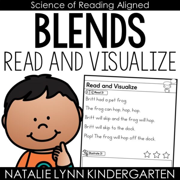 Decodable Passages for Kindergarten and 1st Grade Read and Draw BUNDLE