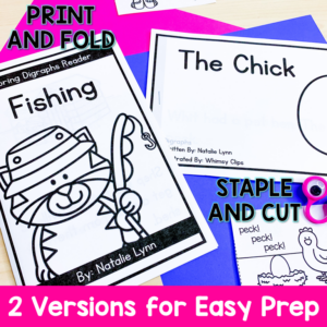 Spring Decodable Readers Digraphs and Blends With and Without Pictures