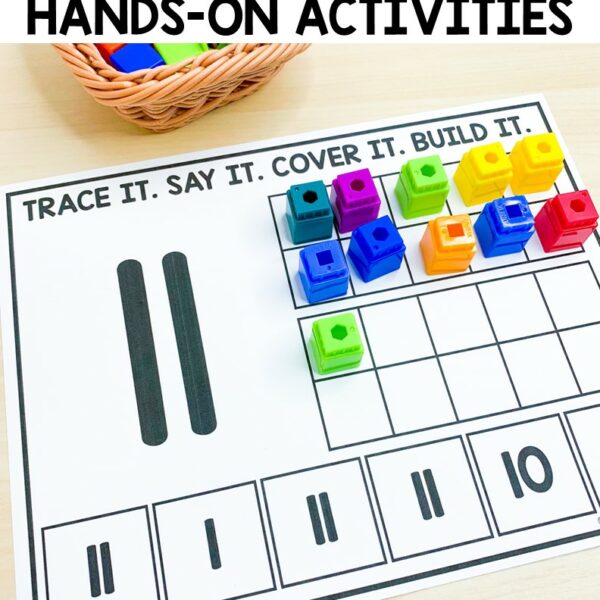 Preschool + Pre-K Math Numbers to 20 Unit 12 Teen Numbers PREK GUIDED MATH