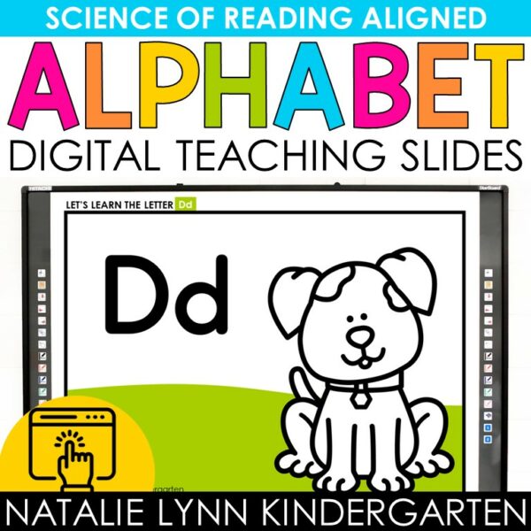 Science of Reading Aligned Alphabet Digital Slides for Letters + Letter ...