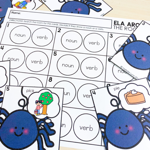 October Write the Room 1st Grade Literacy Centers Fall First Grade Centers