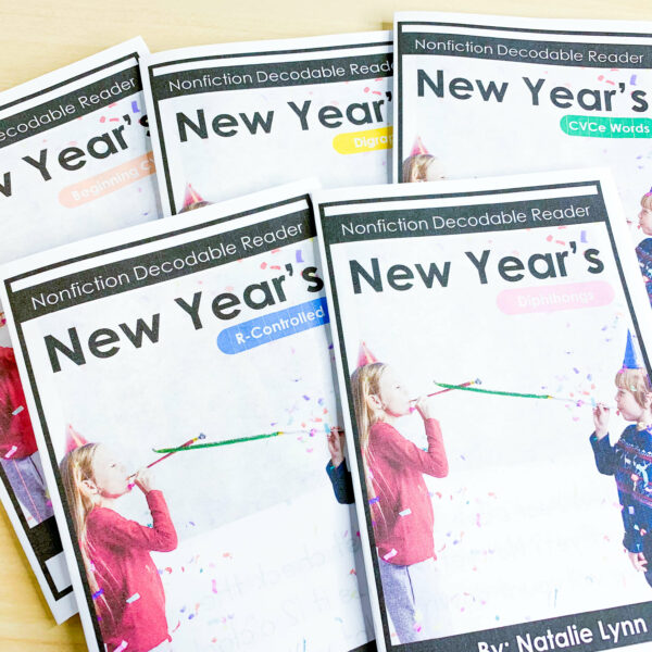 New Year’s Eve Decodable Readers - Natalie Lynn Kindergarten