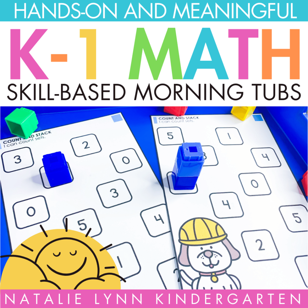 Numbers to 10 Skill-Based Morning Tubs Anytime Numbers 1-10 Math ...