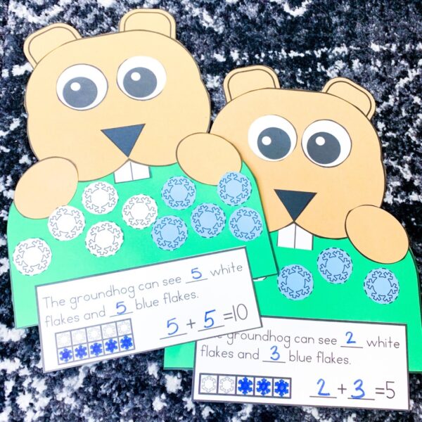 Groundhog Day Math Crafts - Natalie Lynn Kindergarten